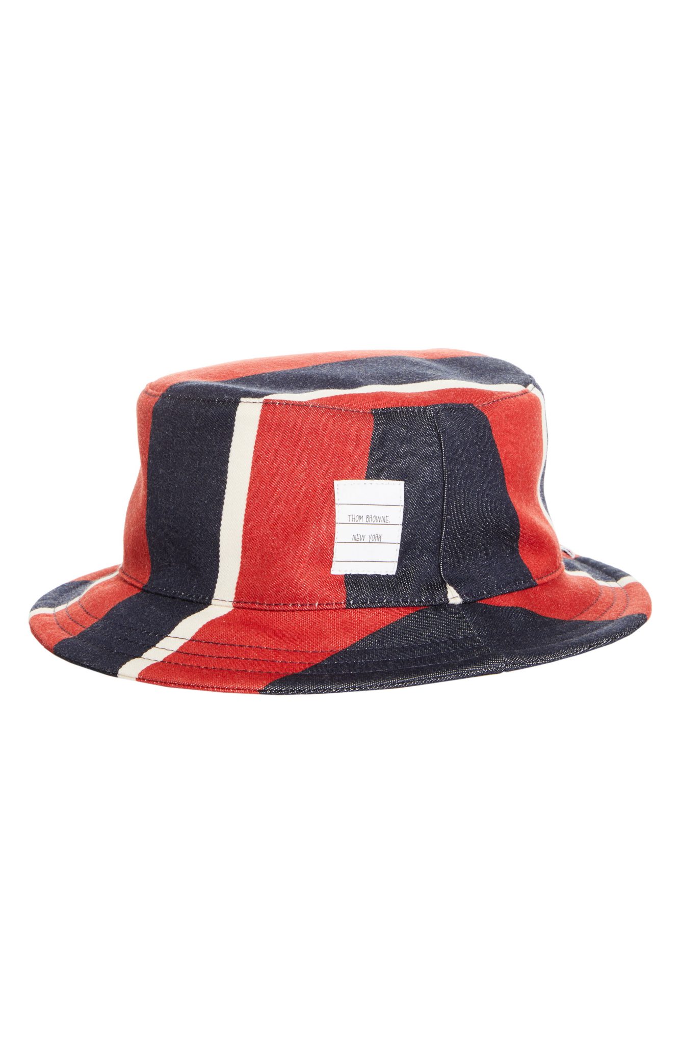 Men’s Thom Browne Stripe Wool & Cotton Bucket Hat - Red (Nordstrom ...
