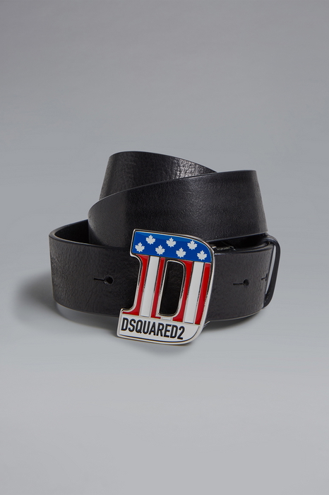 DSQUARED2 Men Belt Black Size 36 100% Bovine leather | The Fashionisto