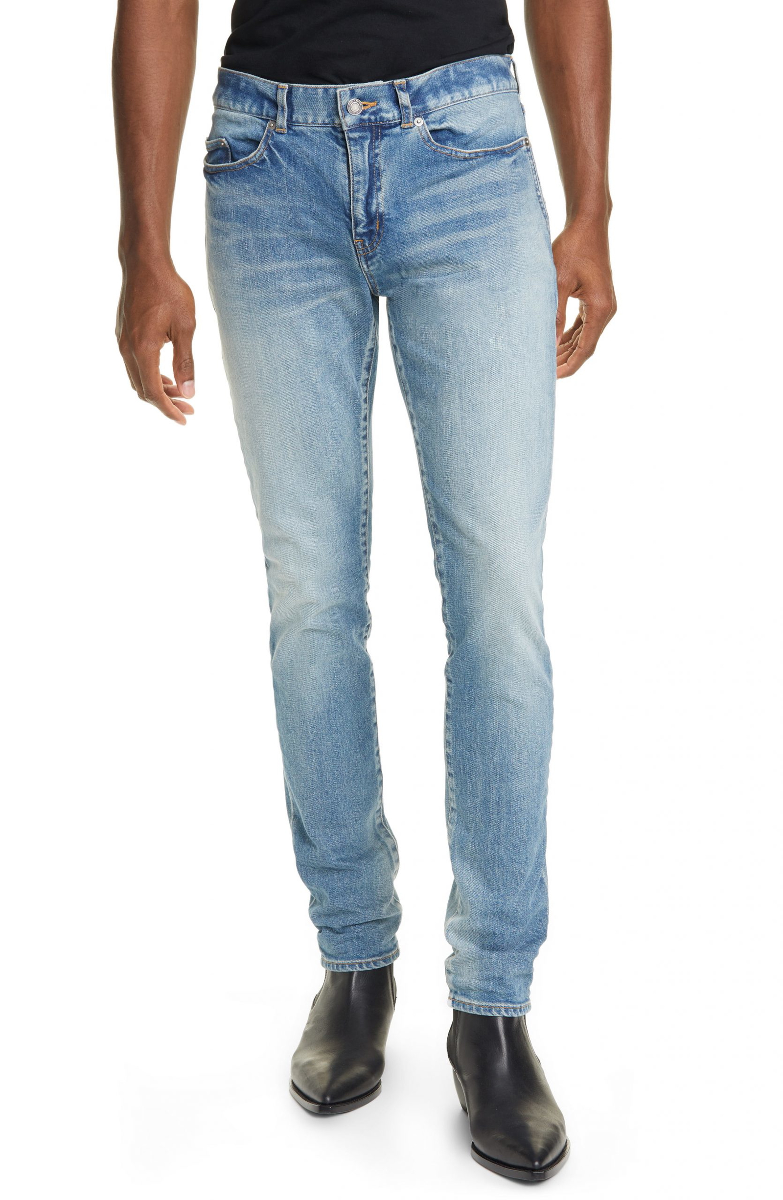 Men’s Saint Laurent Skinny Jeans, Size 36 - Blue | The Fashionisto