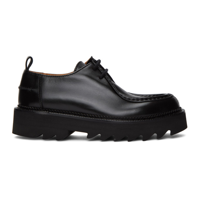 AMI Alexandre Mattiussi Black Lace-Up Derbys | The Fashionisto