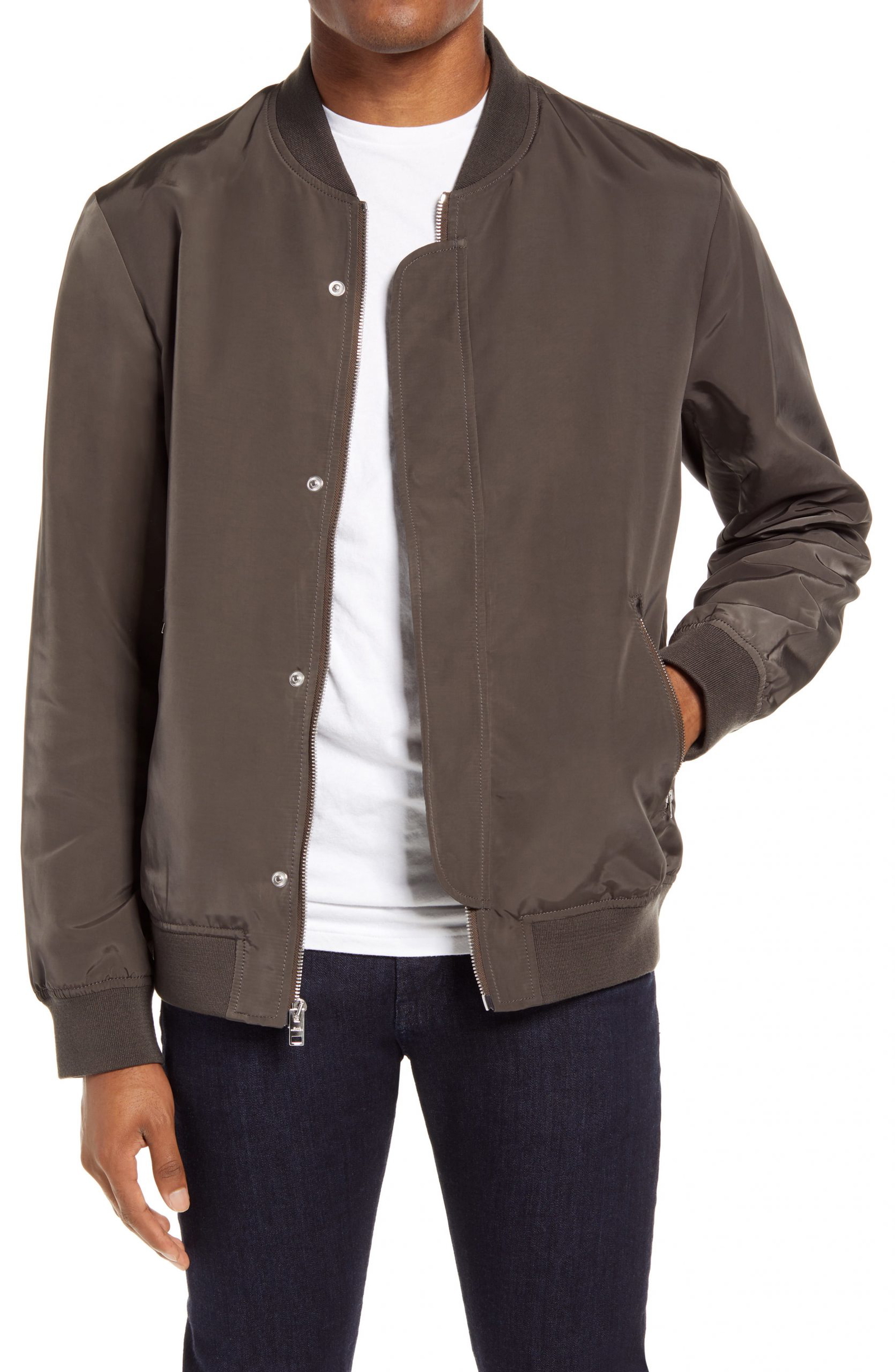 Men’s Club Monaco Slim Fit Bomber Jacket | The Fashionisto