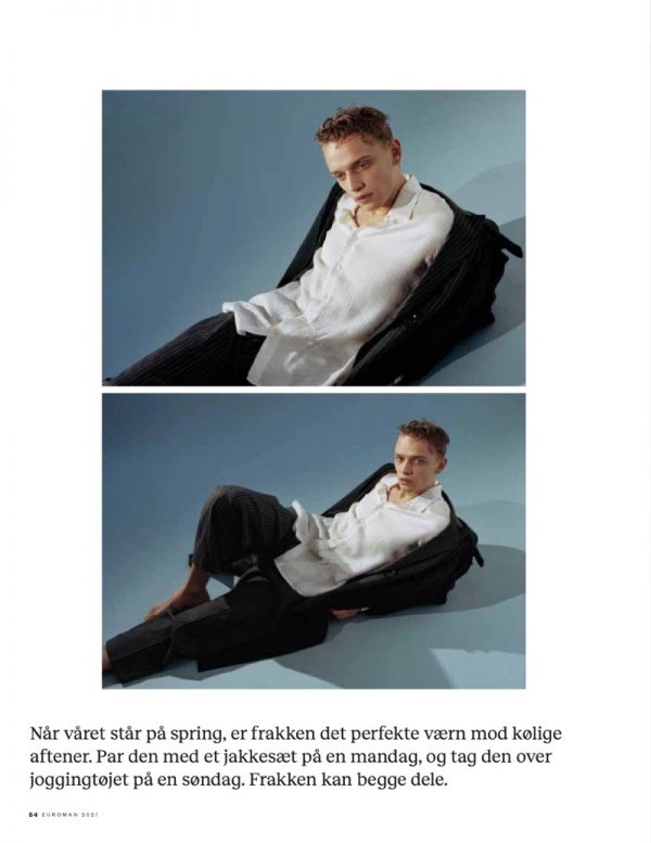 Peter Dupont 2021 Euroman Fashion Editorial