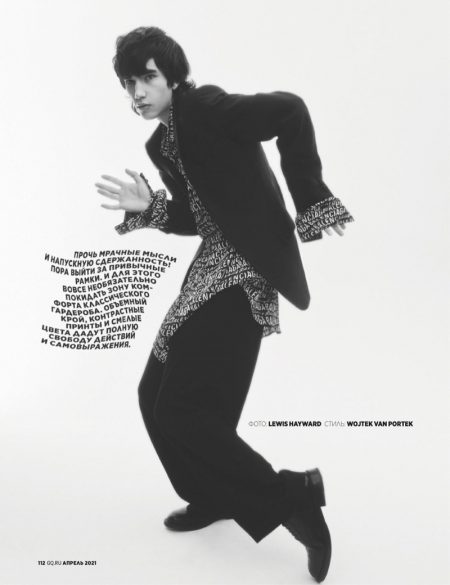 Oliver Nicholson & Gavin Gega 2021 GQ Russia Fashion Editorial