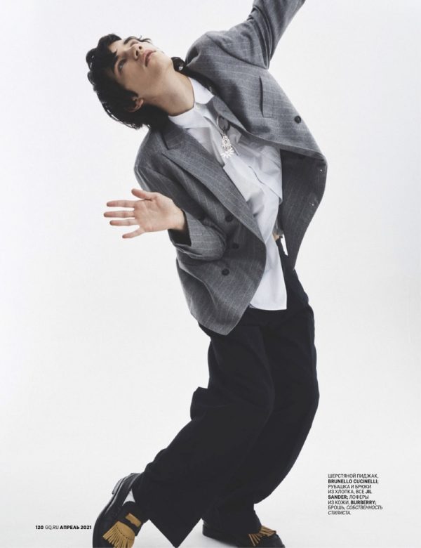 Oliver Nicholson & Gavin Gega 2021 GQ Russia Fashion Editorial