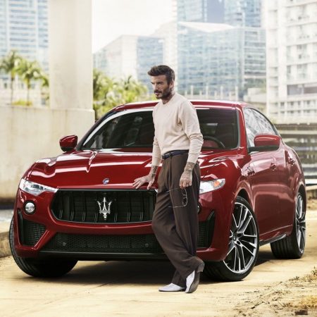 David Beckham 2021 Maserati Campaign