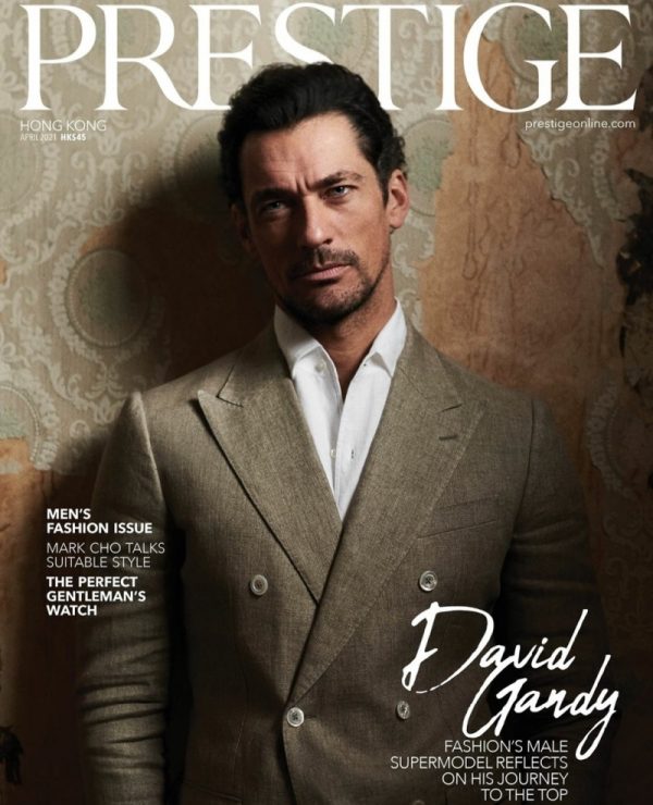 David Gandy 2021 Prestige Cover Shoot
