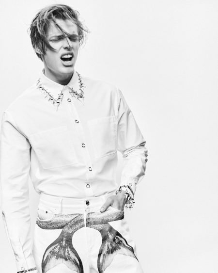 Taras Romanov 2021 VMAN Fashion Editorial