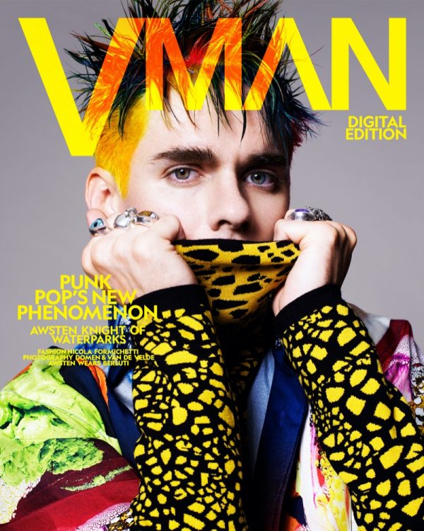 Waterparks Awsten Knight 2021 VMAN Cover Photo Shoot