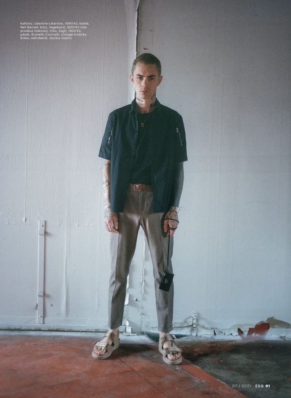 Simon Kotyk 2021 Esquire Czech Republic Editorial