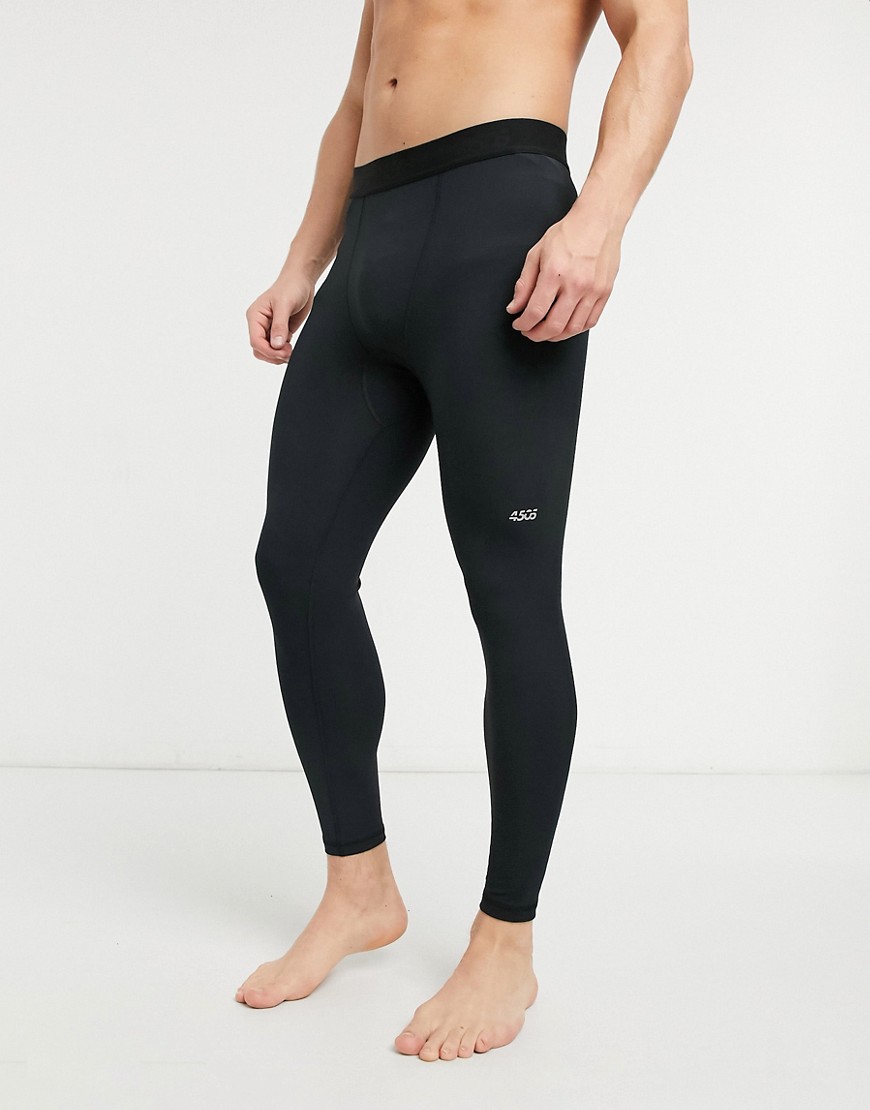 ASOS 4505 icon training tights with quick dry in black | The Fashionisto