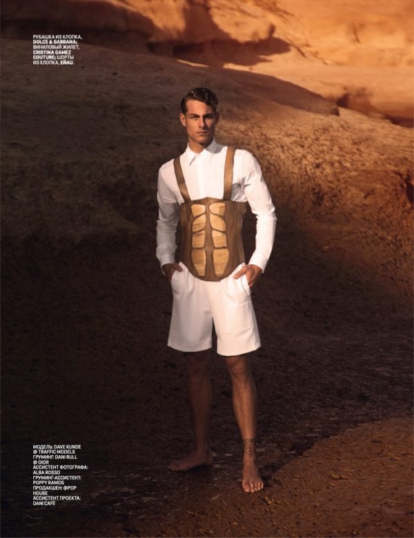 Dave Kunde 2021 GQ Russia Editorial