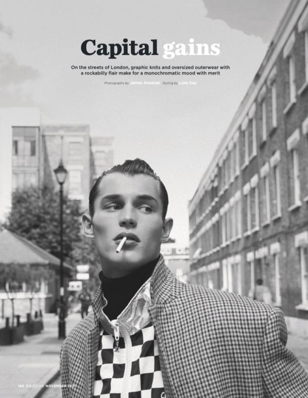 Kit Butler 2021 British GQ Editorial