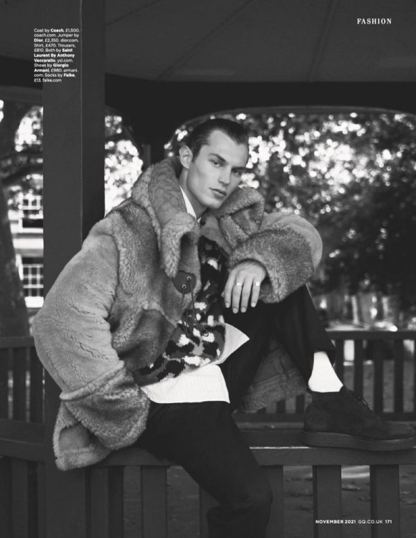 Kit Butler 2021 British GQ Editorial