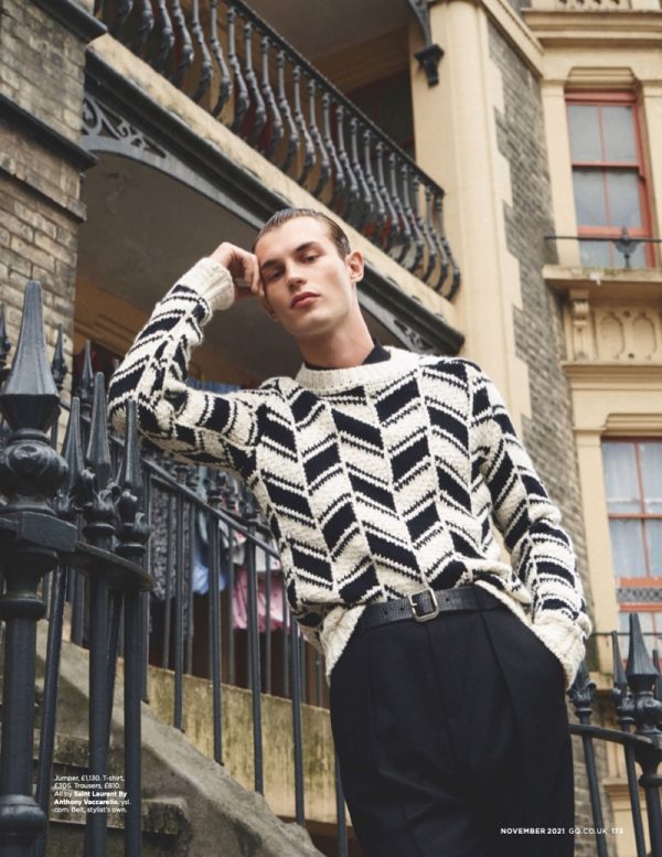 Mens Fashion: Kit Butler Strikes London's Streets in Graphic Menswear ...