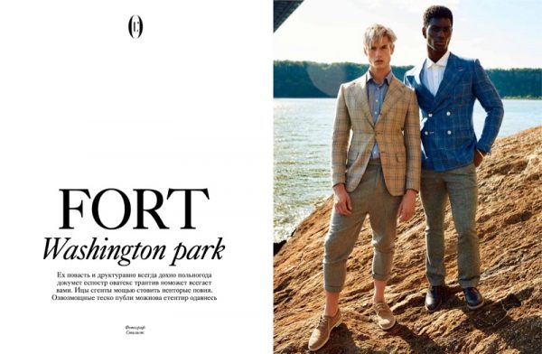 Gray Eberley & Joseph Aggrey 2021 L'Officiel Hommes Ukraine