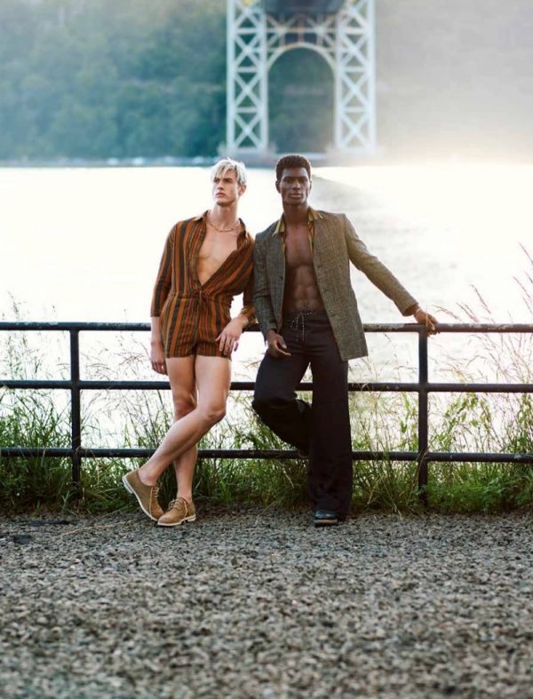 Gray Eberley & Joseph Aggrey 2021 L'Officiel Hommes Ukraine