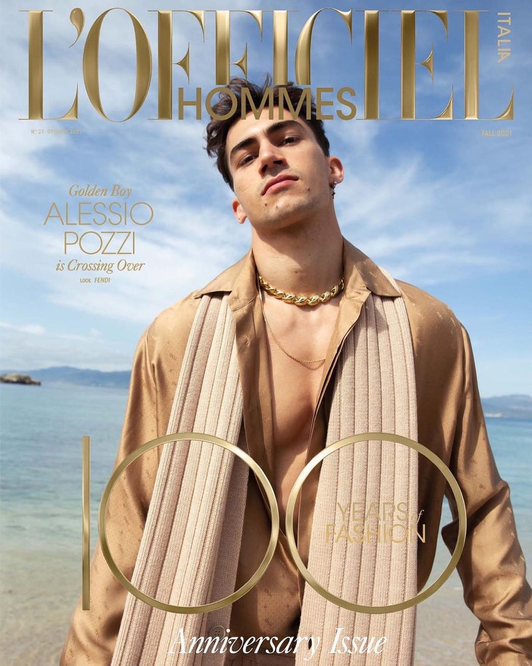 Alessio Pozzi 2021 L'Officiel Hommes Italia Editorial
