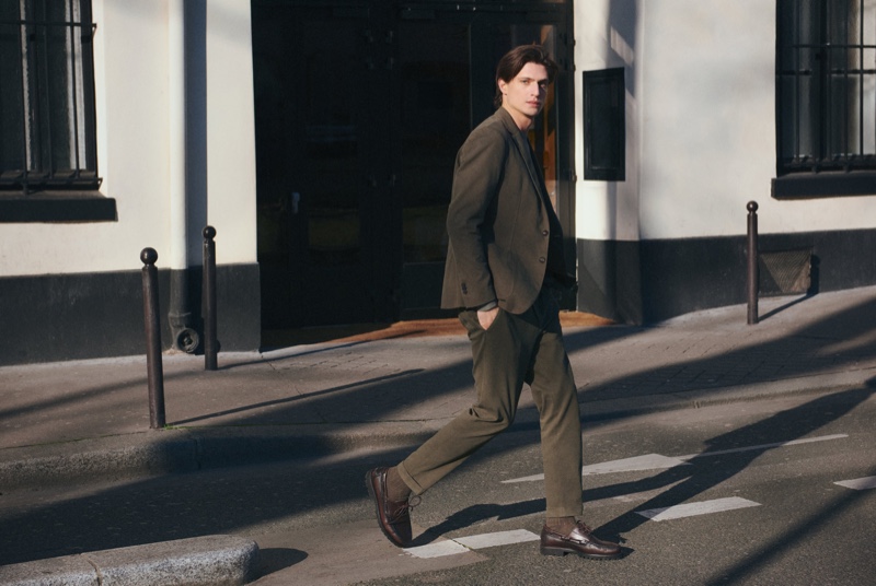 Massimo Dutti Model Edoardo Sebastianelli 2022 Editorial
