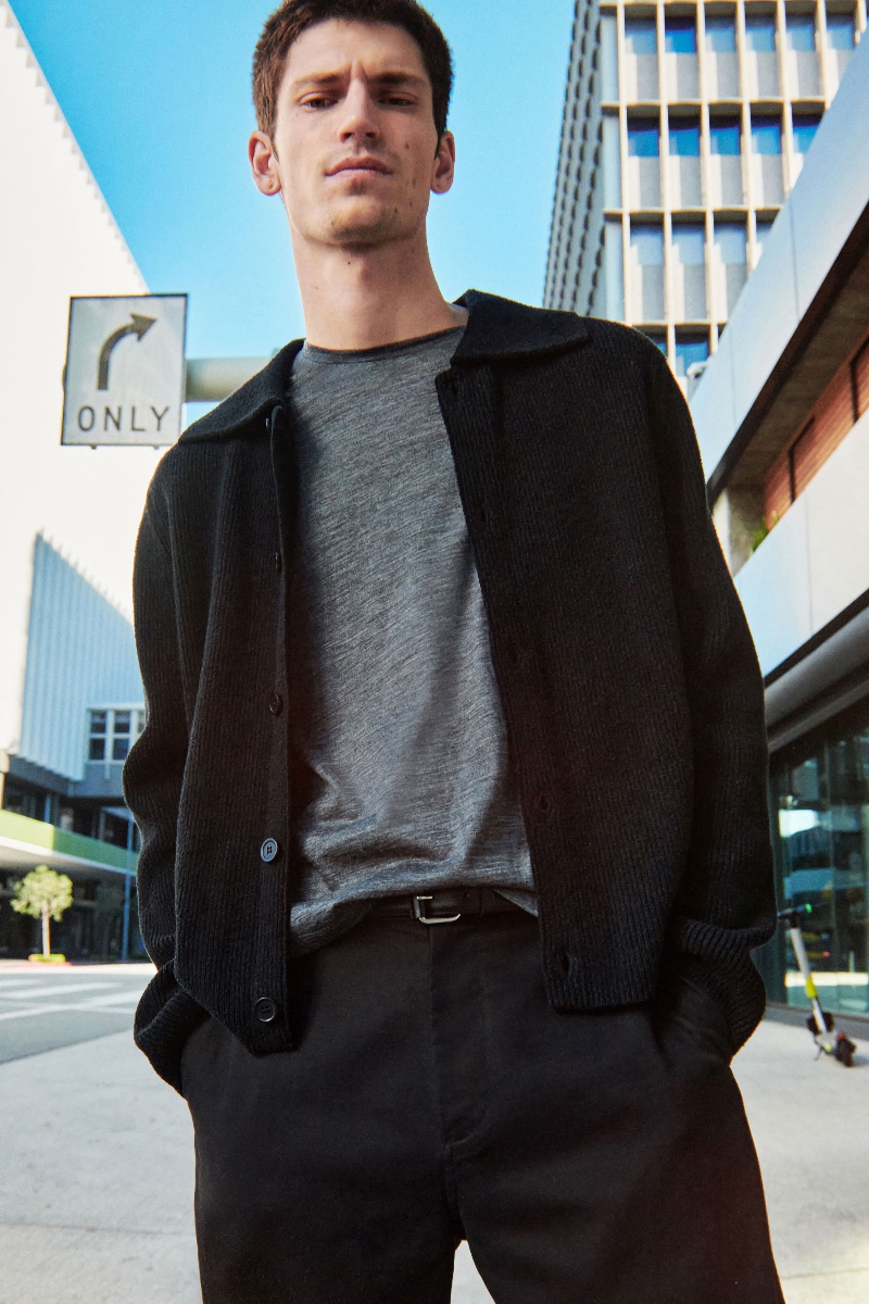 COS Men Spring 2022 Justin Eric Martin Model