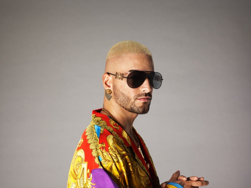 Maluma Versace Eyewear Campaign Men Spring 2022