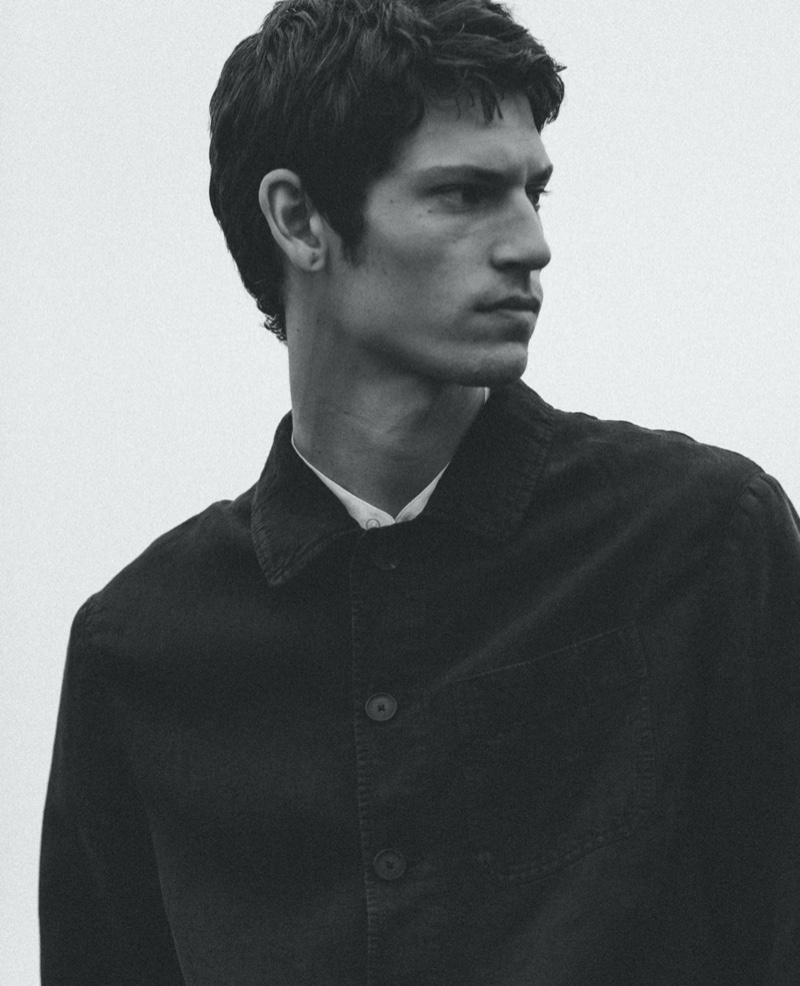 Justin Eric Martin Model Massimo Dutti Men Editorial 2022