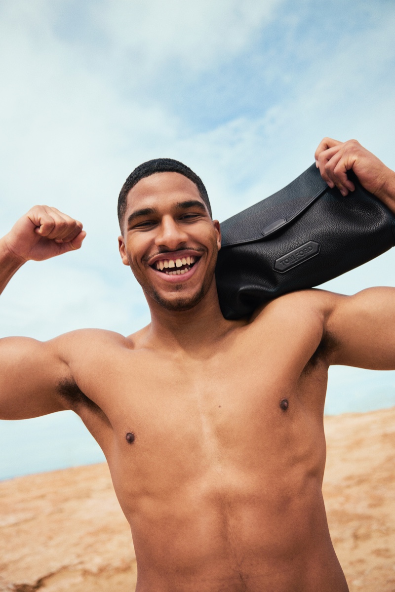 Alessio Pozzi Tyler Forbes Model Mytheresa Campaign Summer 2022