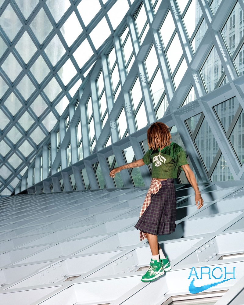 Off-White x Nike Air Force 1 Mid Campaign 2022