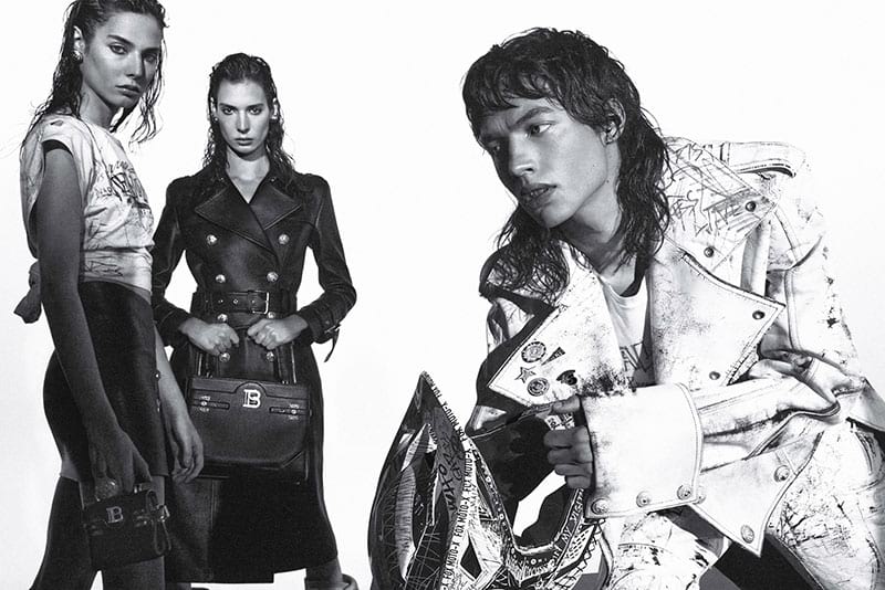 Balmain Campaign Men Pre-fall 2022 Reilly Patton Model