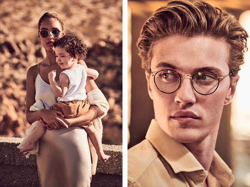 Lucky Blue Smith Wife Daughter Oliver Peoples Campaign 2022 - The ...