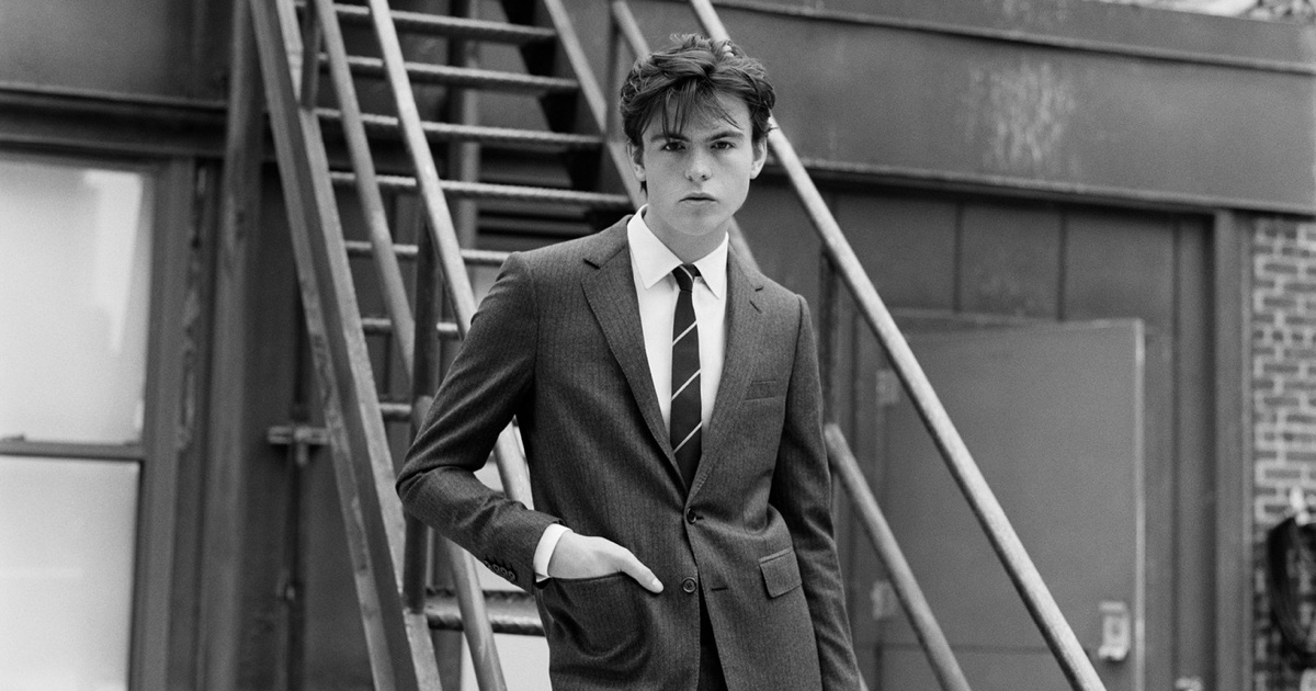 Blake Richardson Cuts a Sharp Shape for Celine Homme