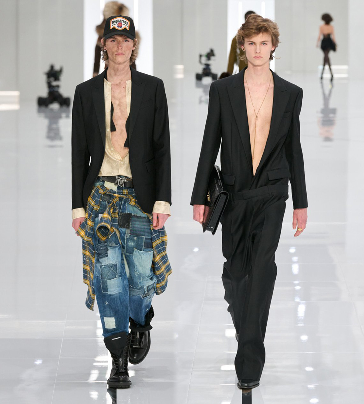 Dsquared2 Fall 2024: Metamorphosis, Day-to-Night Twins