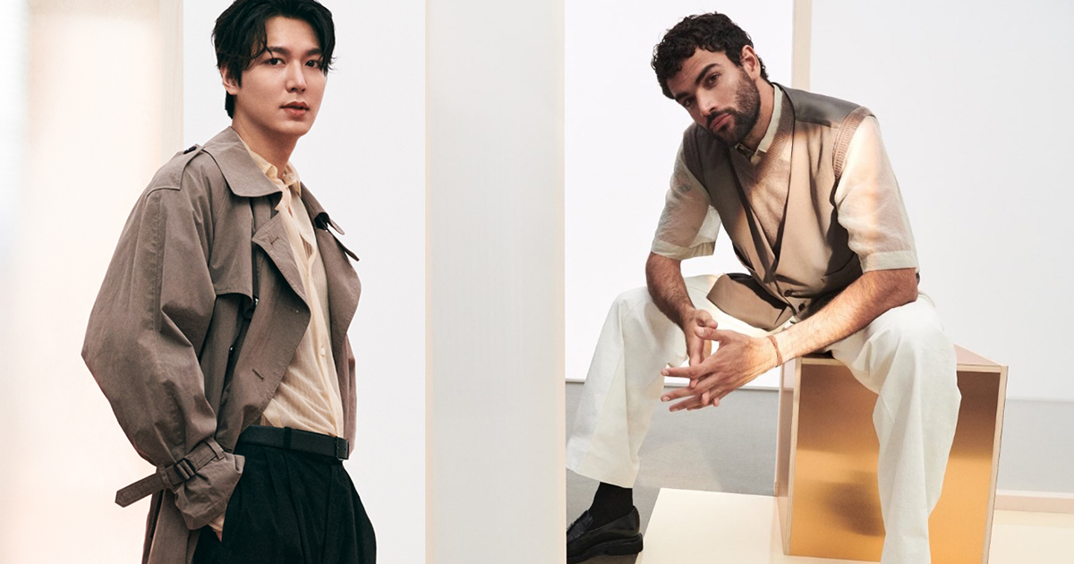 Matteo Berrettini & Lee Min-ho Return for Boss Spring 2024 Ad