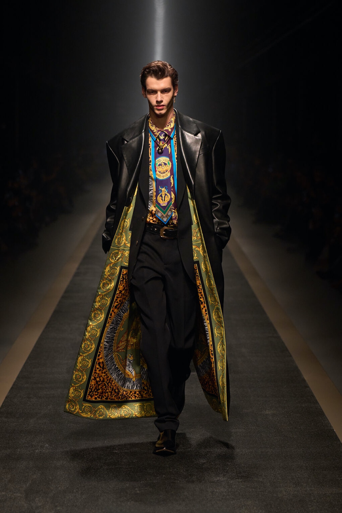 Versace Fall 2025 Crafts Superheroes from Classic Codes