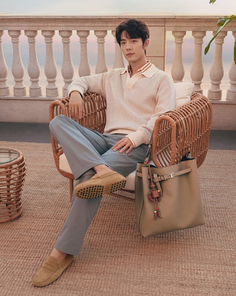 Xiao Zhan Reunites with Tod’s for a Mediterranean Moment
